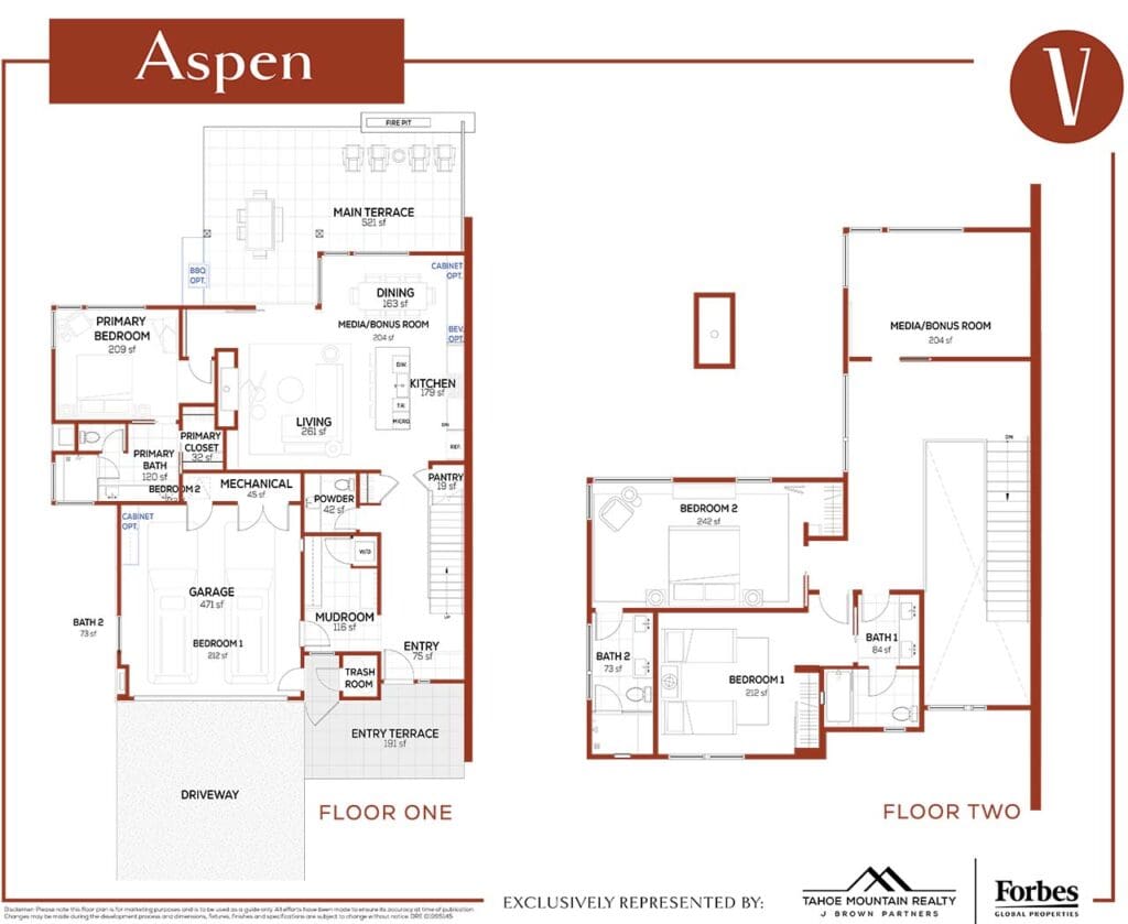 Aspen Floor Plan - Village at Gray's Crossing